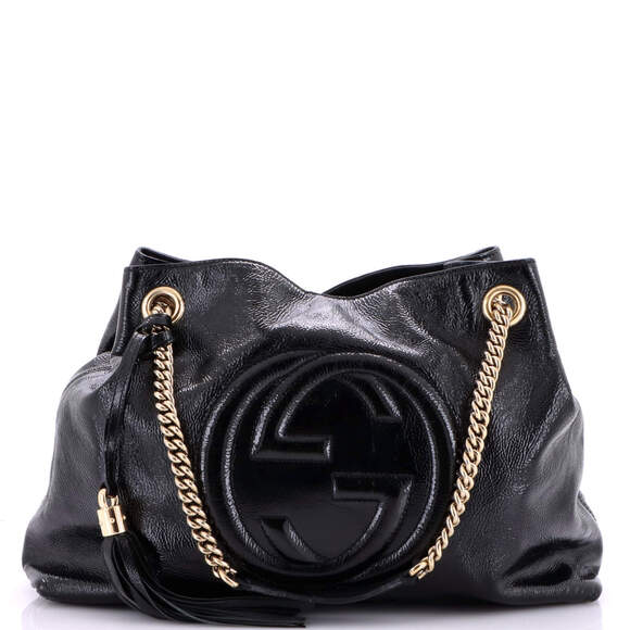 Gucci | Bags | Gucci Medium Soho Chain Strap Shoulder Bag Patent | Poshmark